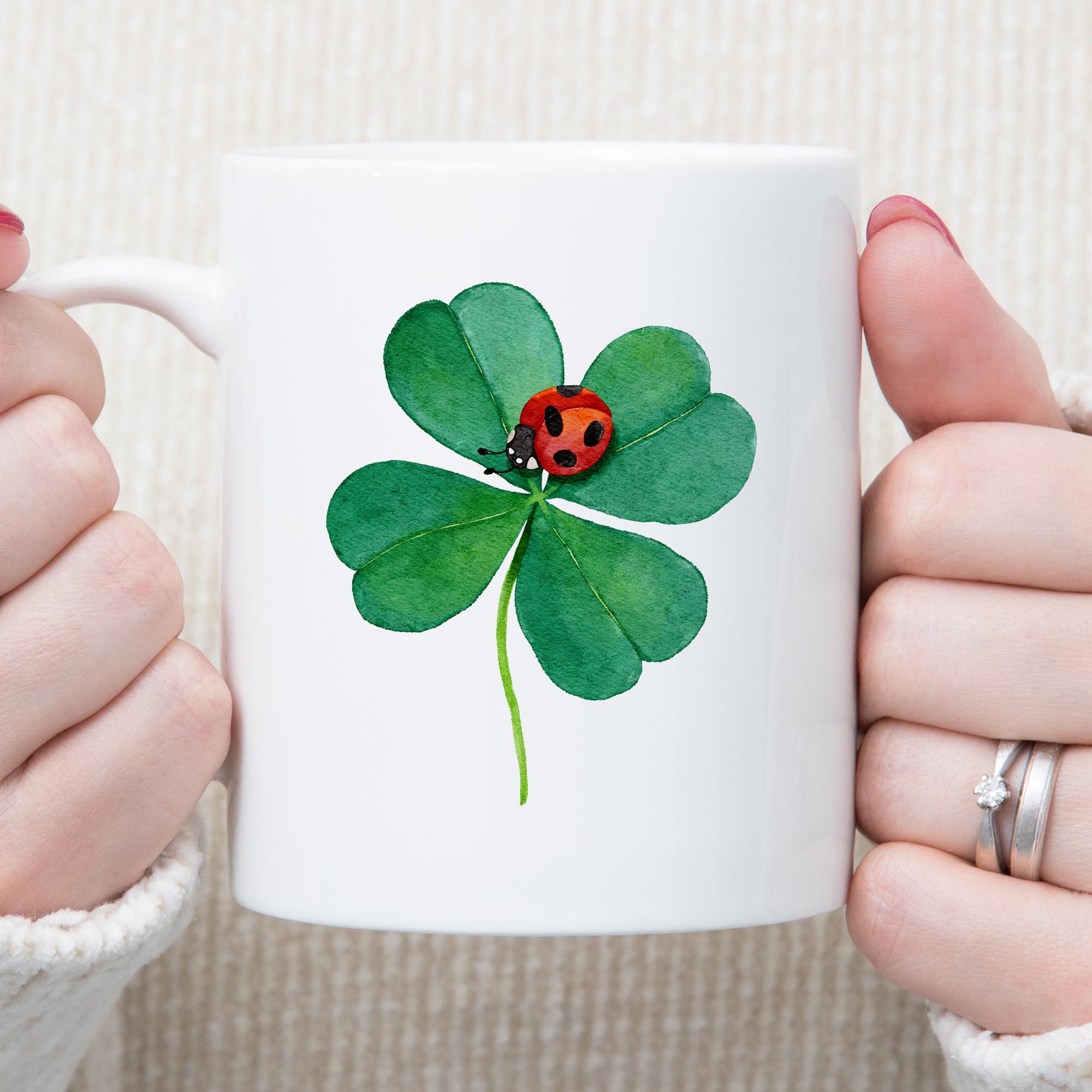 Watercolor Clover Clipart, St Patricks Day Clipart, Shamrock PNG ...