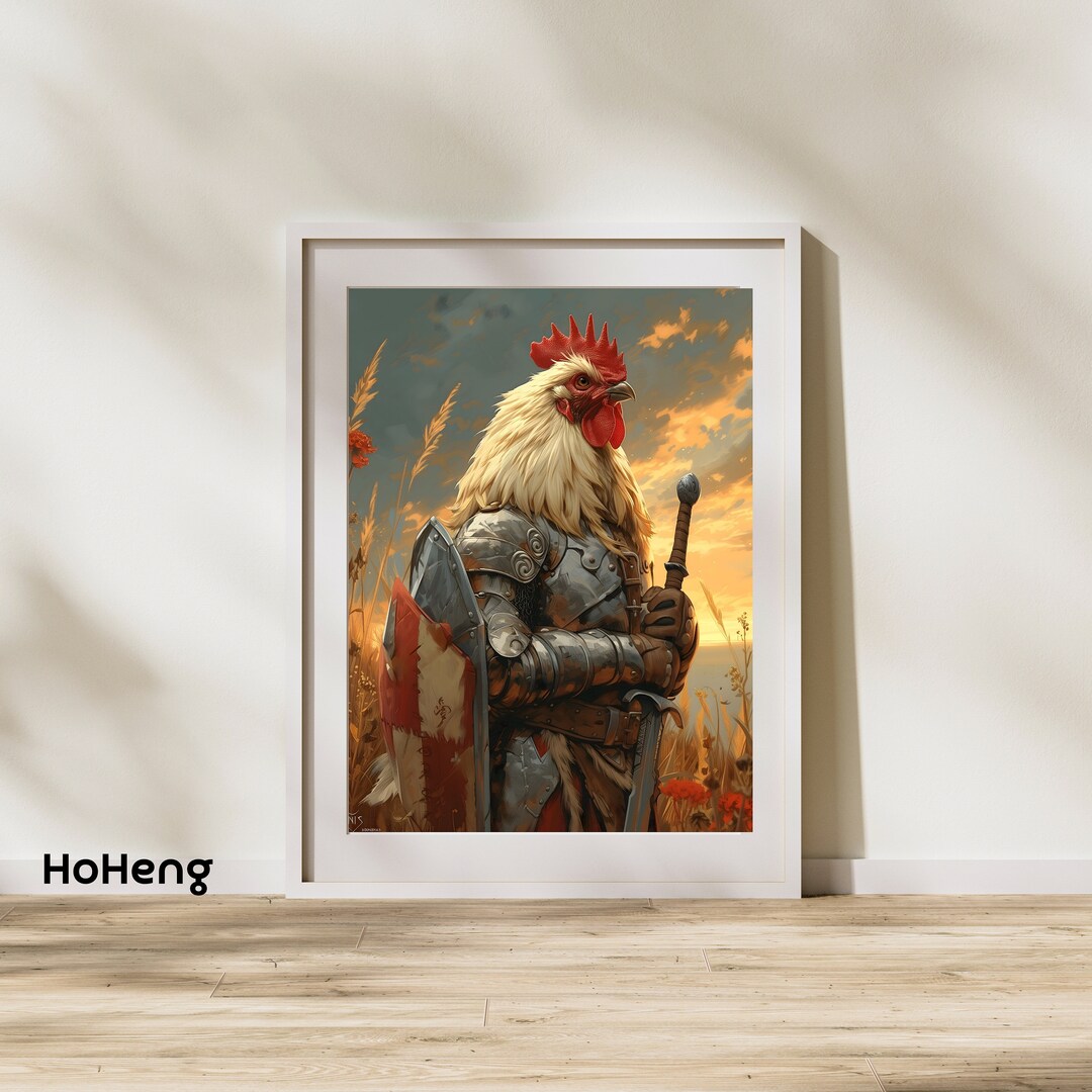 Rooster Knight, Enchanted With Our Wall Mount the High-end Space Doesn ...