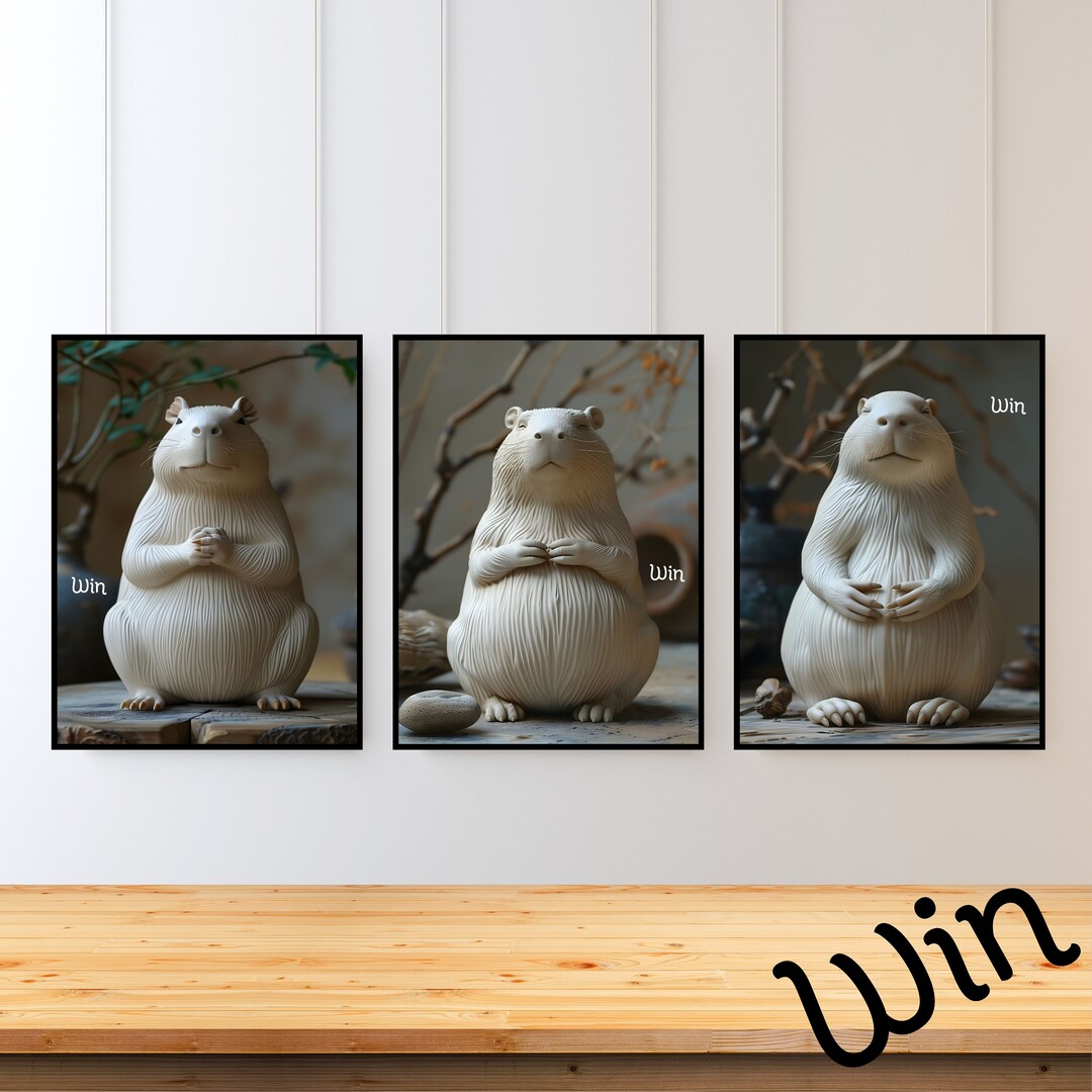 Meditation Capybara Statue Elevate Your Space With This Charming Piece ...