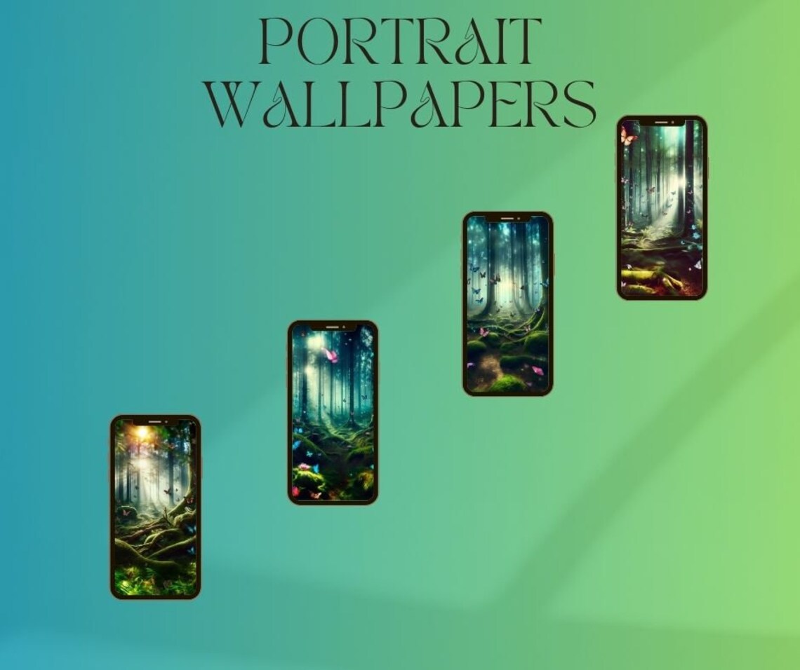 Dreamy Wallpaper Clouds Wallpaper Forest With Butterfly Wallpaper 4k ...