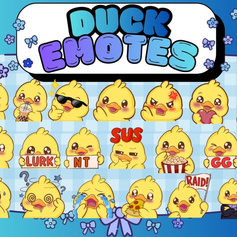 Duck Twitch Emote - Etsy