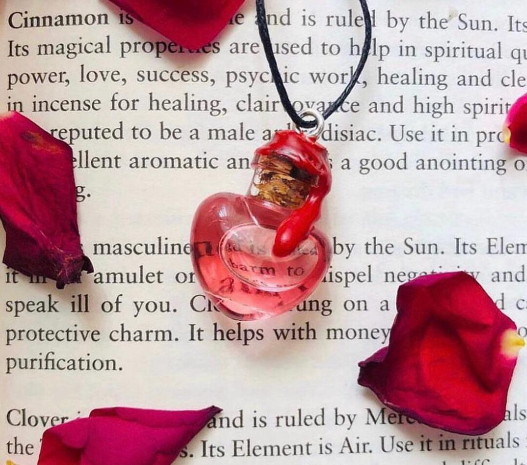 Sirens Call Hypnotic Mermaid Spell Jar Necklace Luck Love Attraction ...