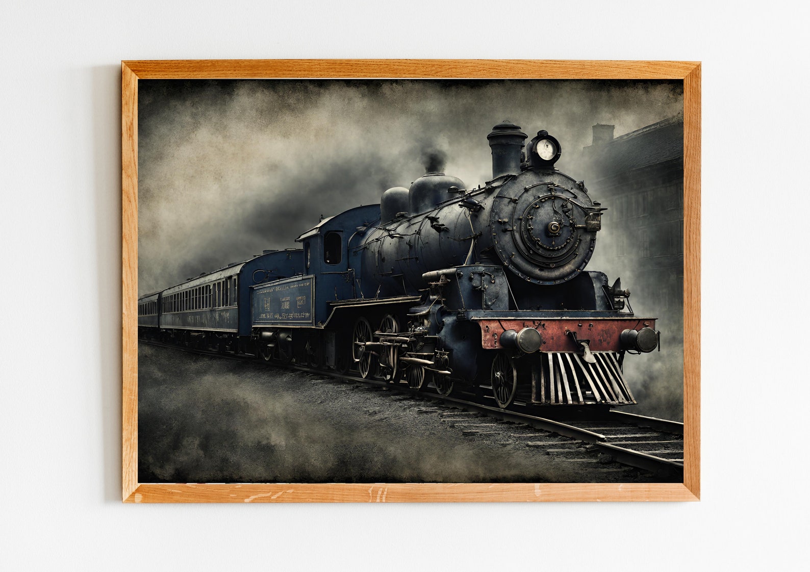 World Map Art Print Set: Vintage Train, Mountain, Silk Road (digital ...