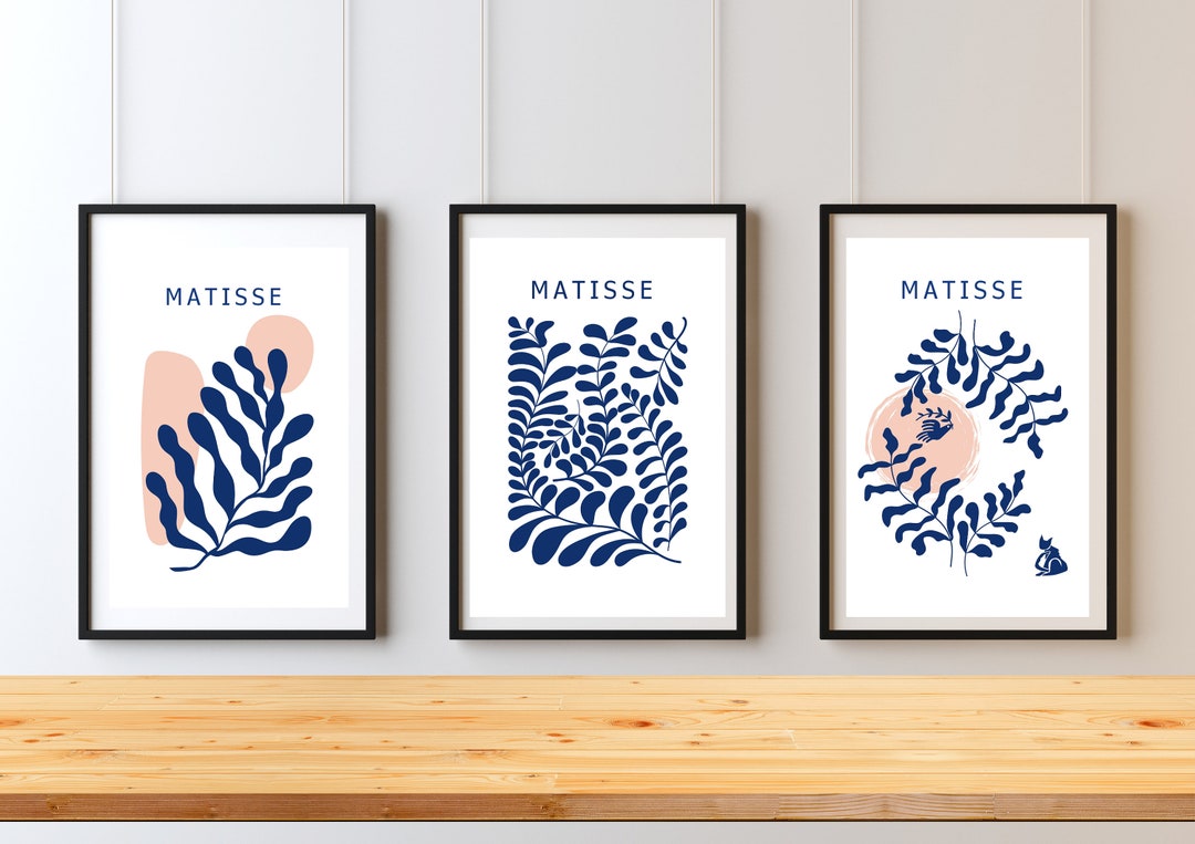 Henri Matisse Exhibition Poster Set of 3 Prints| Matisse Style ...