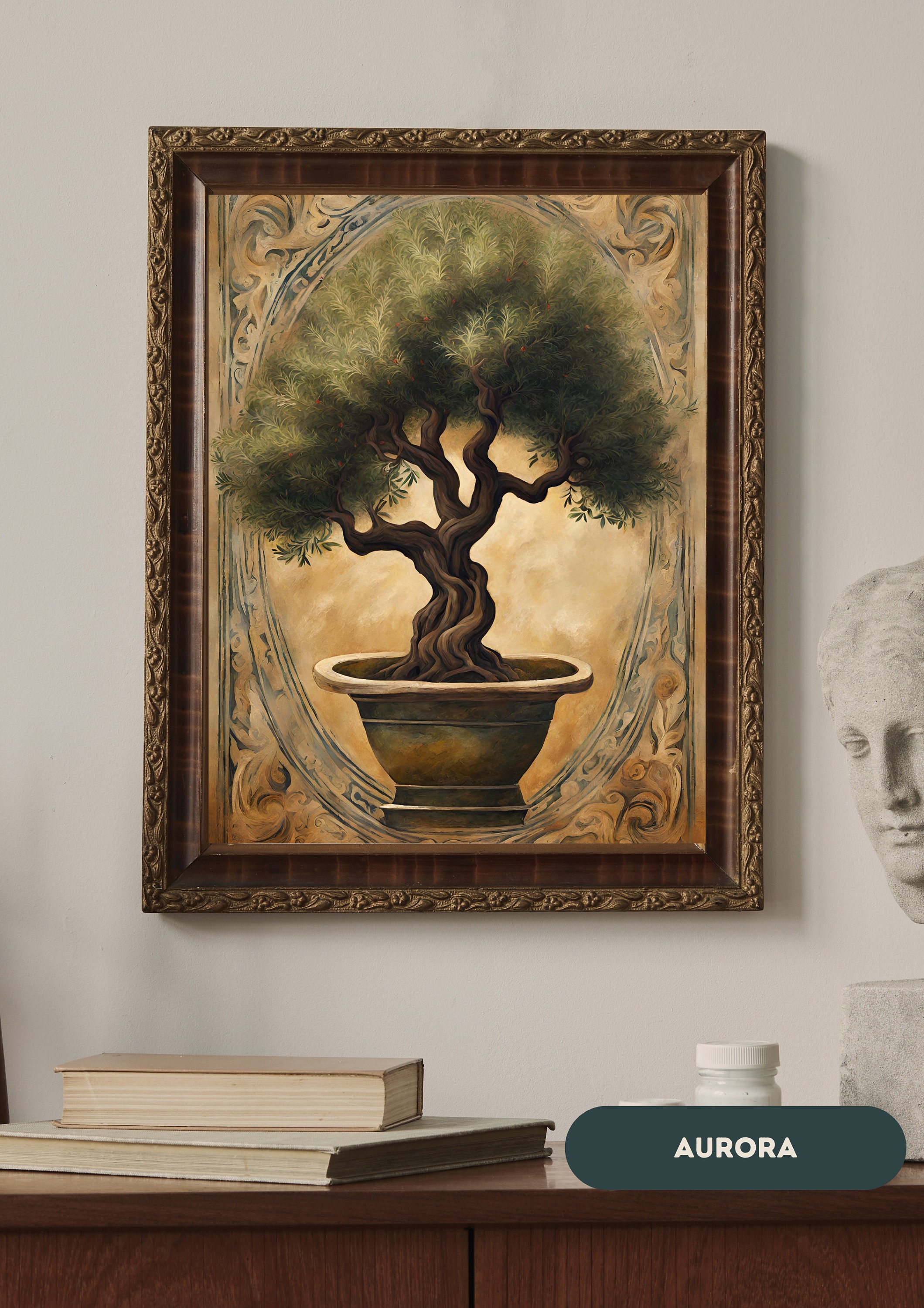 Greek Style Olive Tree Prints Printable Greek Oil Painting Digital ...