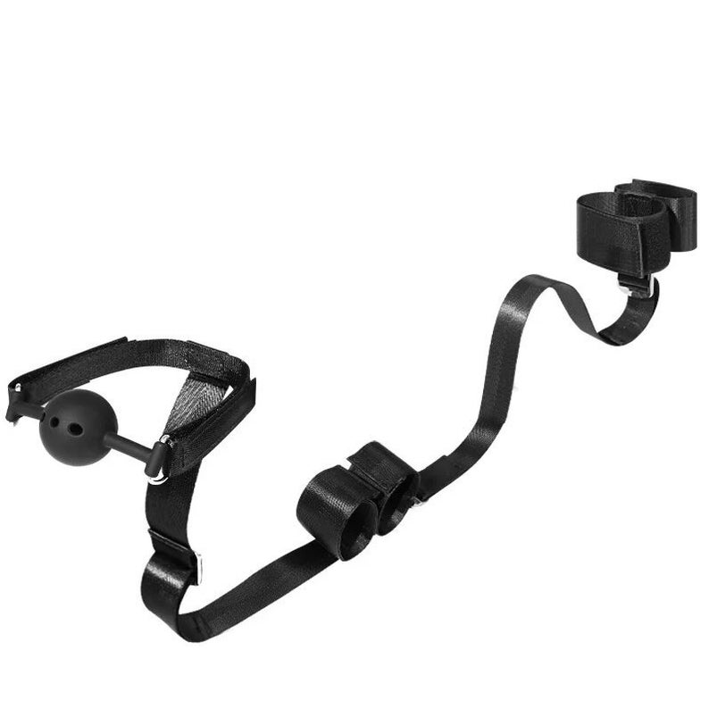 Selfbondage 3 In 1 Set Gag Cuff Ankle Cuff Bdsm Kinky Bondage Etsy