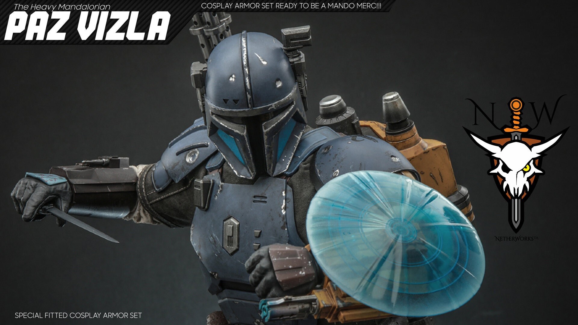 LIMITED Paz Vizla Heavy Mandalorian Cosplay Armor - Etsy