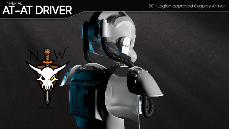 Imperial AT-AT Driver Cosplay Armor From Star Wars Empire Strikes Back ...