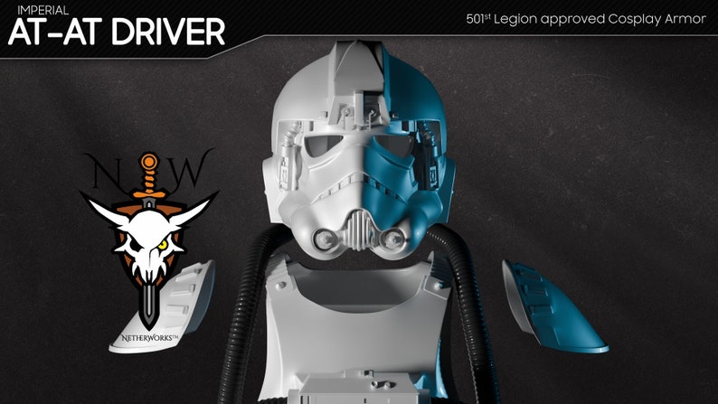 Imperial AT-AT Driver Cosplay Armor From Star Wars Empire Strikes Back ...