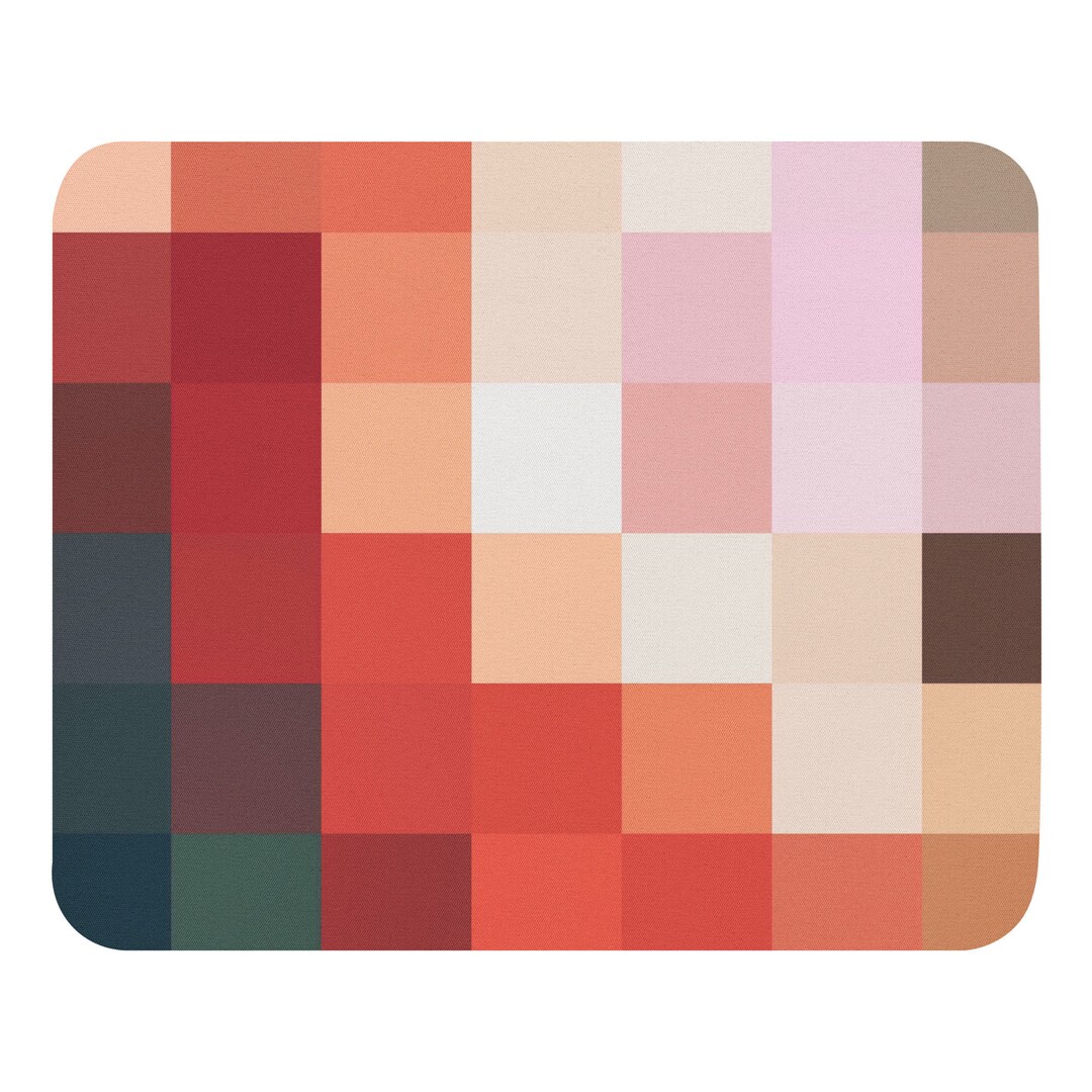 Pixel Mosaic Mouse Pad / Boardwalk / Custom Mouse Pad / Personalized ...