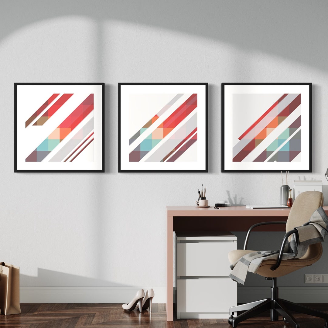 Download → "triptych Diagonal" / Decor / Wall Art 3 Print ...