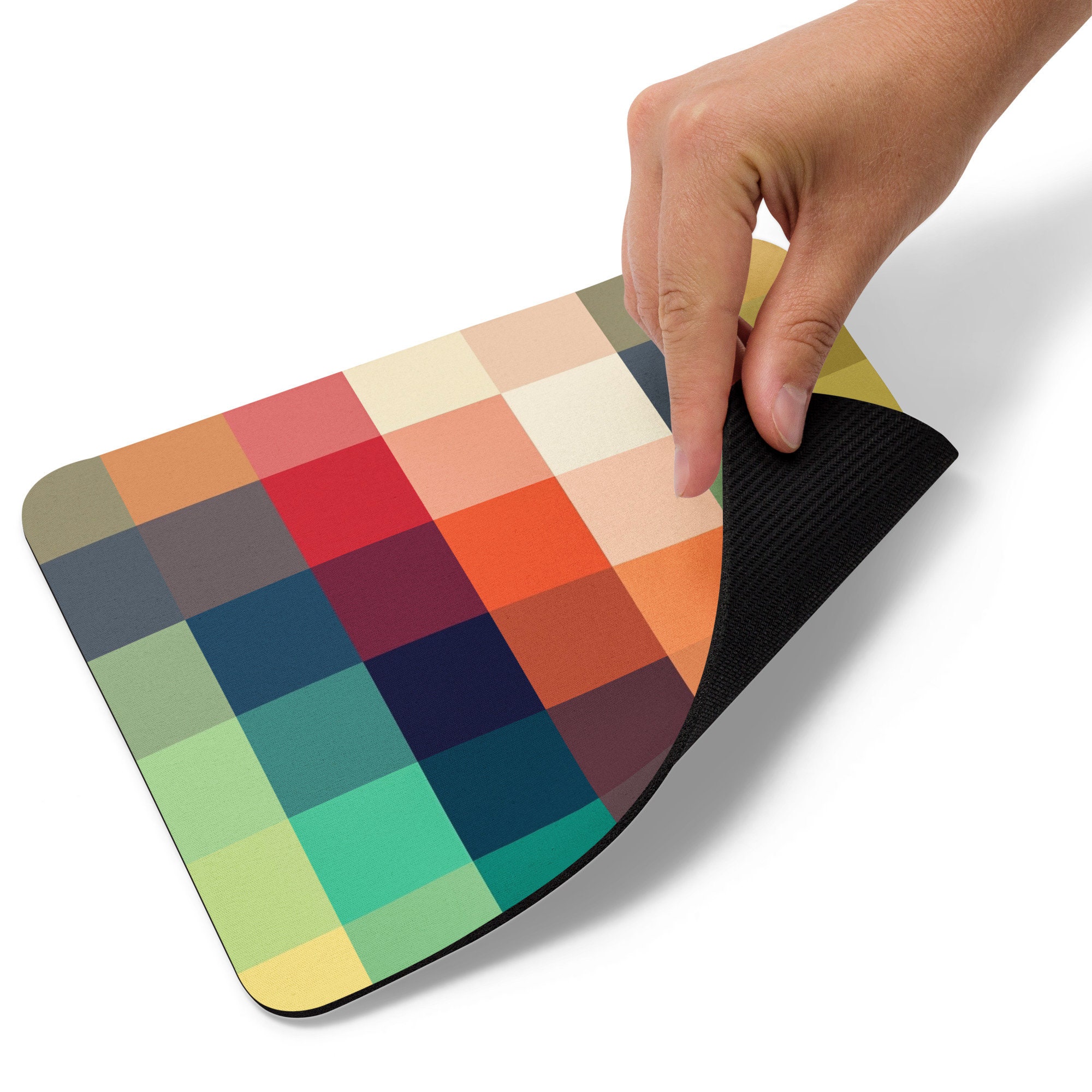 Pixel Mosaic Mouse Pad → Happy! / Custom Mouse Pad / Personalized ...