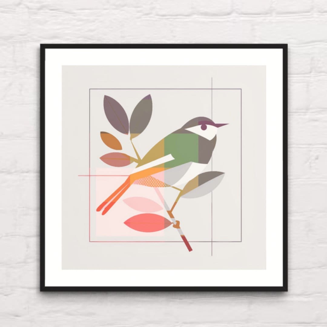 Large Format Wild Bird Wall Art Printable Abstract Animal Aesthetic ...