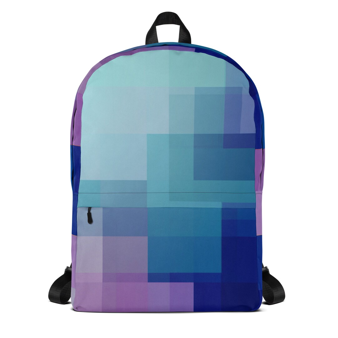 Pixel Mosaic Backpack → Luna / Minimalist Backpack / Backpack Custom ...