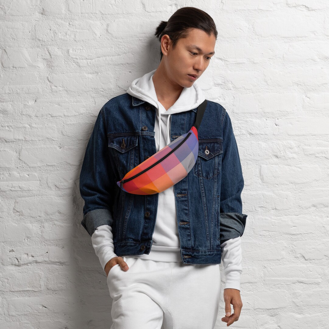 Pixel Mosaic Fanny Pack → Daybreak / Backpack Purse / Crossbody Bag ...