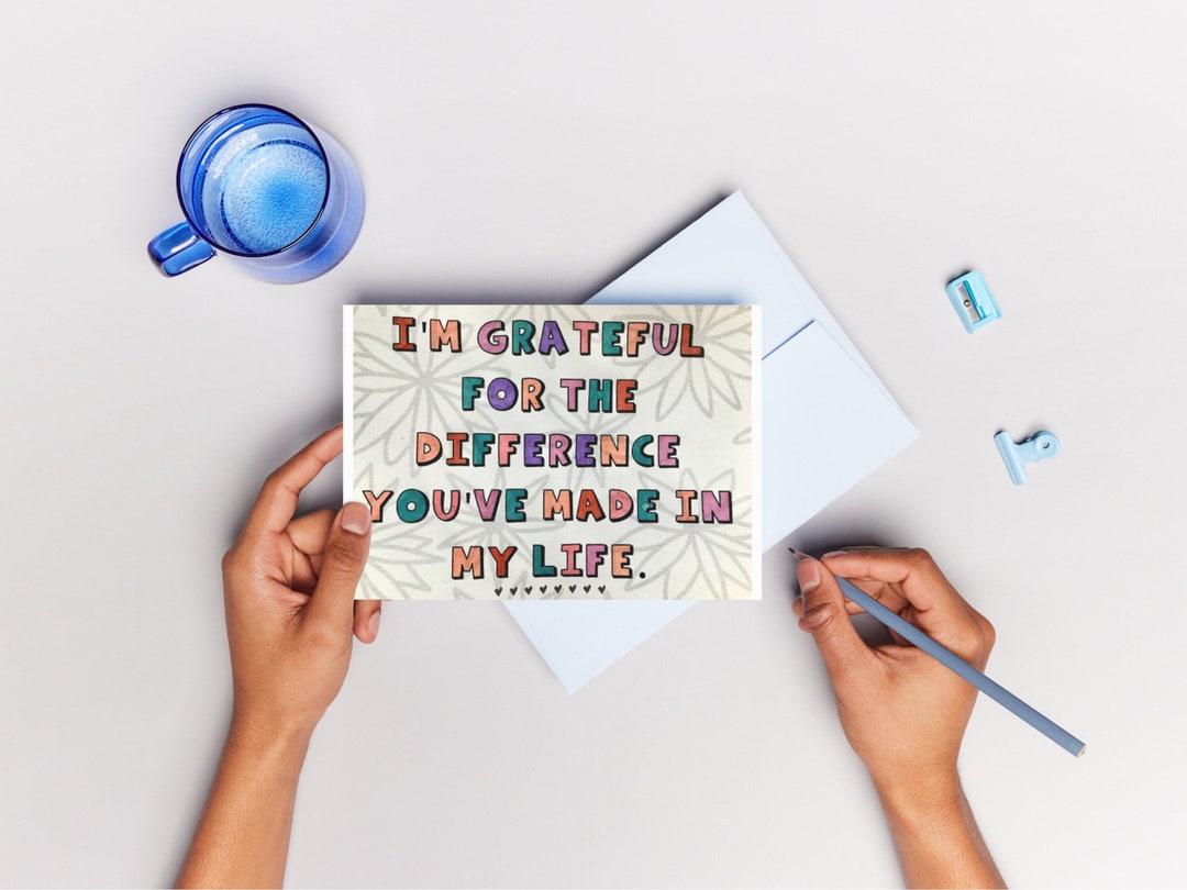 10 Gratitude Coloring Postcards, Coloring Set, Thank You Card ...