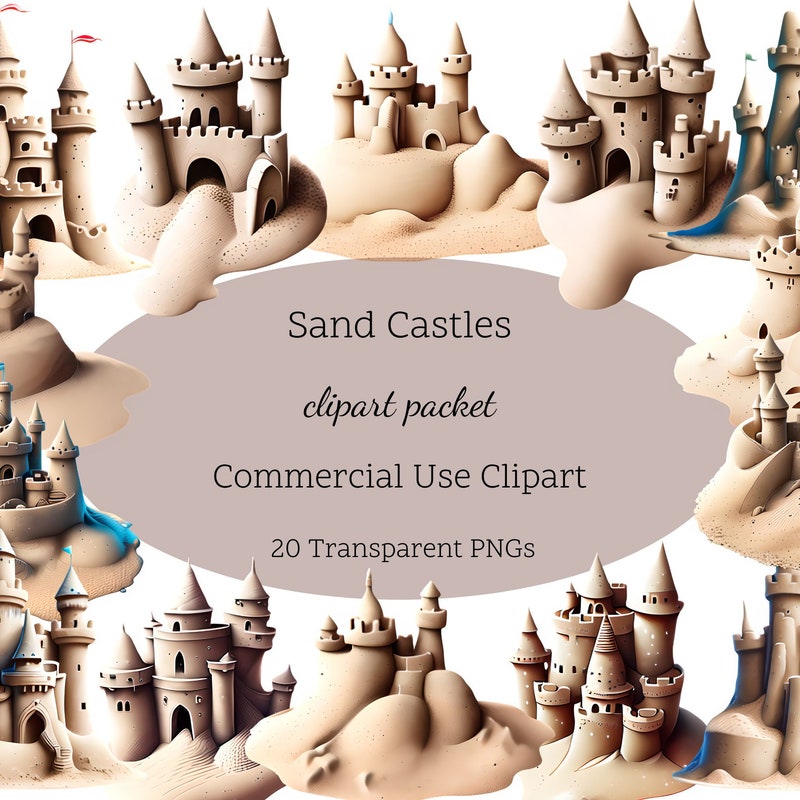 Beach Clipart - Etsy