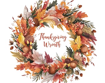 20 Thanksgiving Cornucopia | Thanksgiving Clipart | Fall Decor Clipart ...