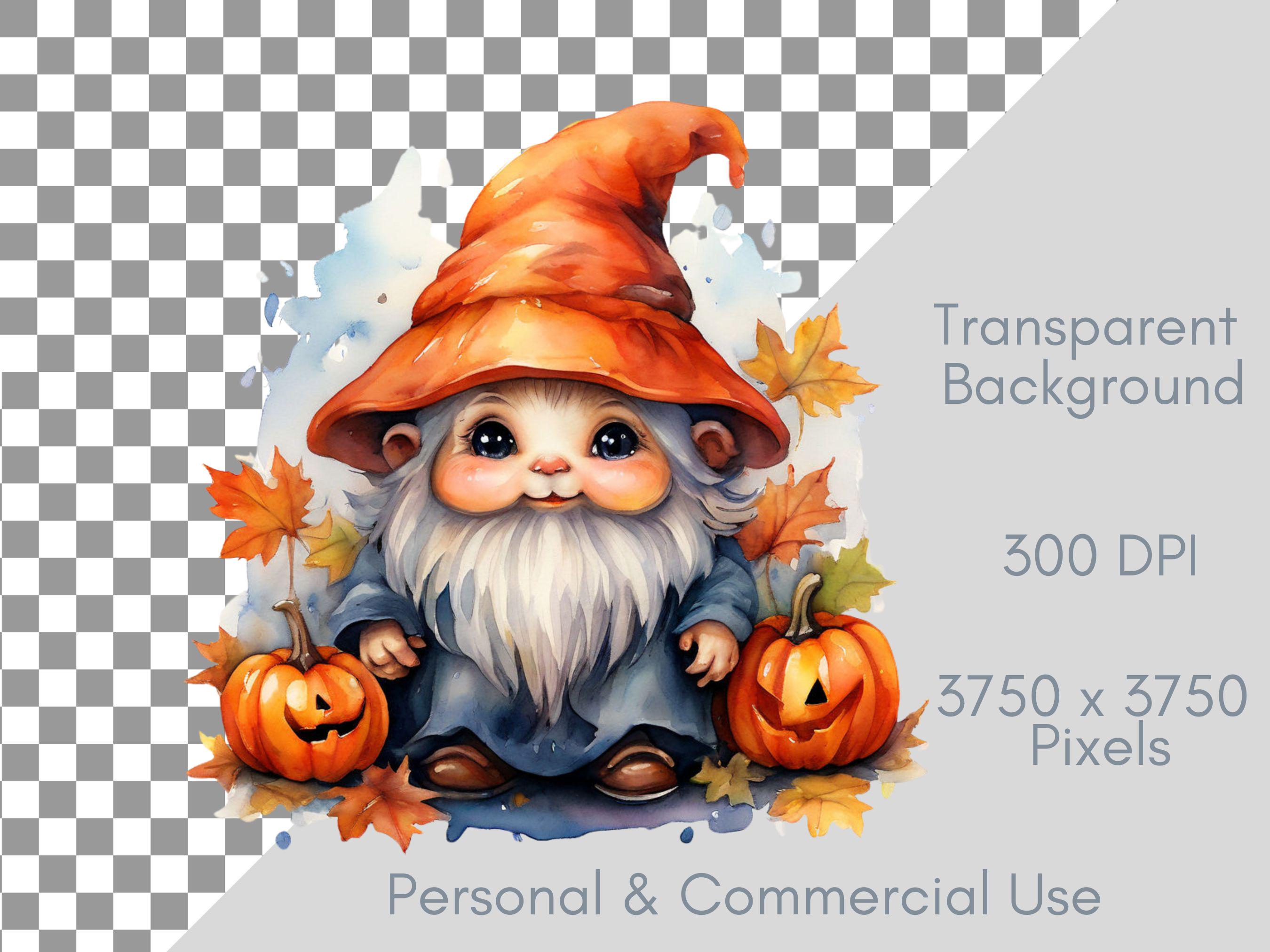 20 Cute Halloween Gnomes | Halloween Clipart | Cute Gnomes | Halloween ...