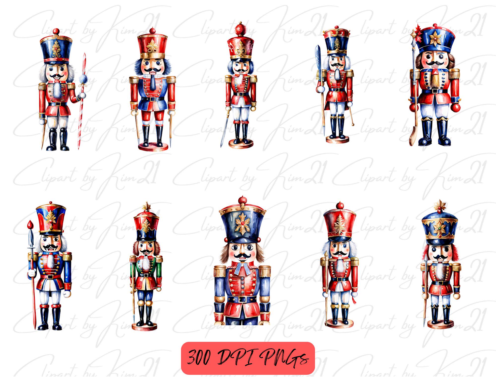 20 Christmas Nutcracker | Christmas Clipart | Home Decor Clipart ...