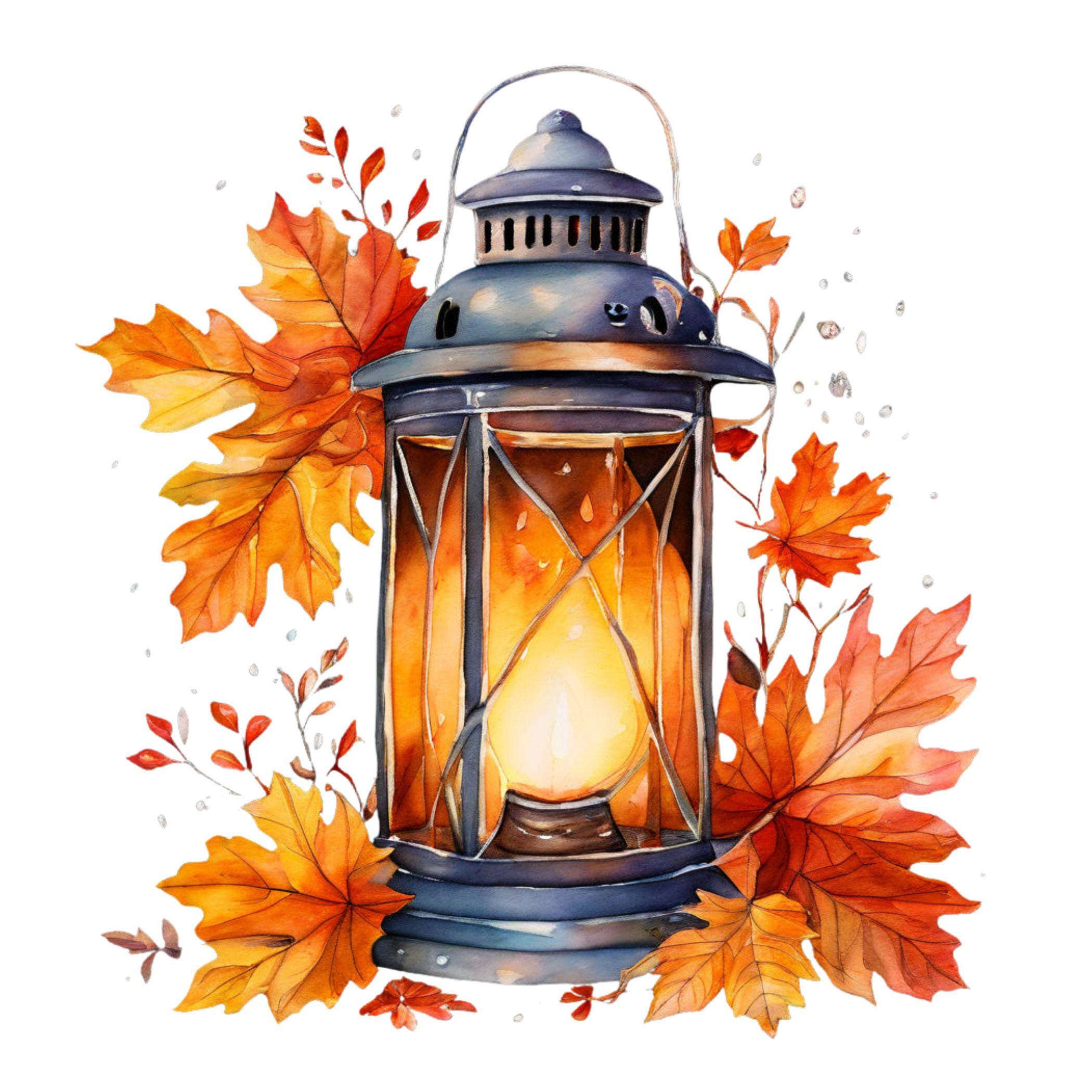 20 Autumn Lanterns | Autumn Clipart | Fall Clipart | Autumn Graphics - Etsy