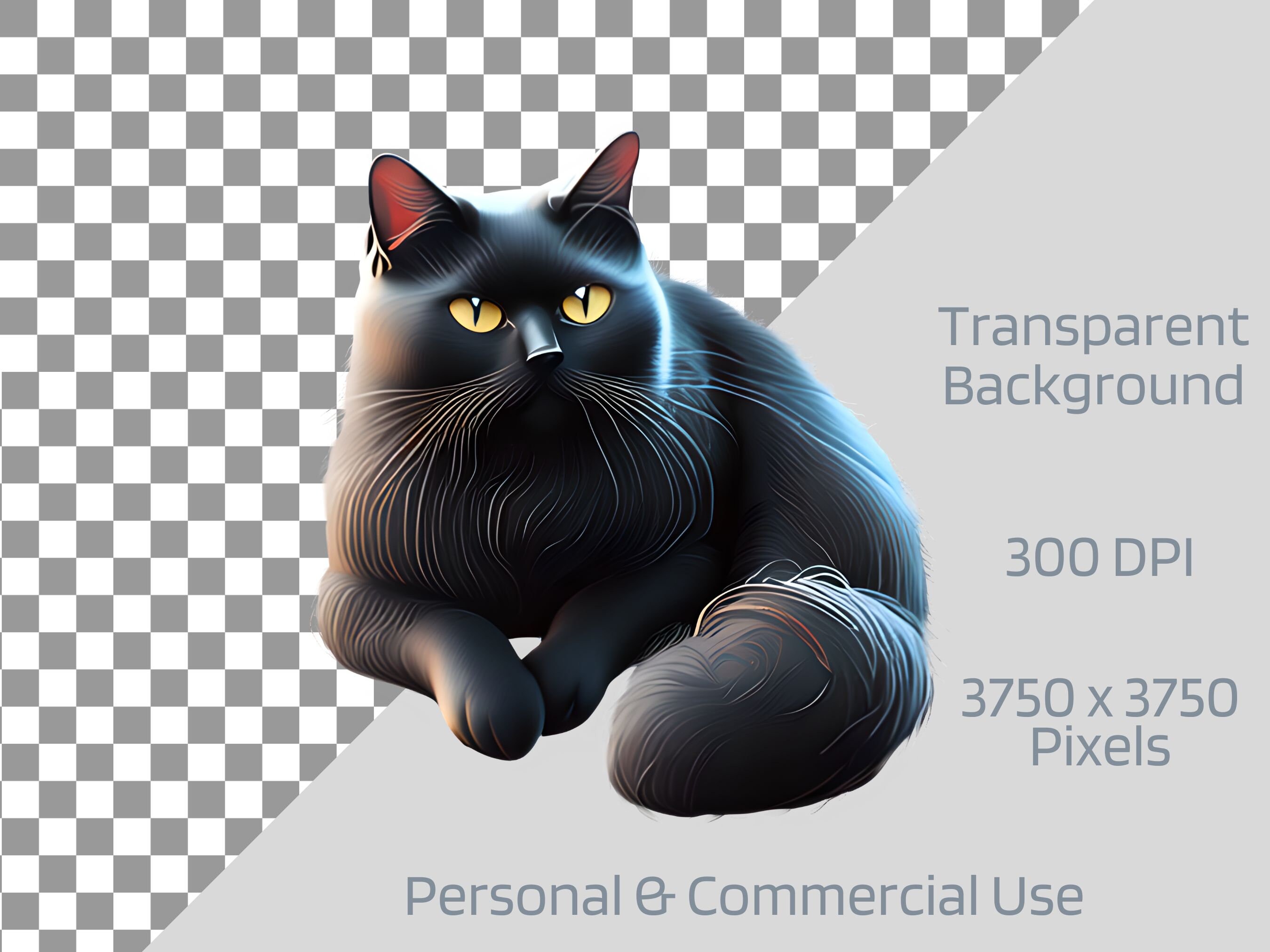 20 Black Cats Clipart | Black Cats Graphics | Cat Clipart Bundle ...