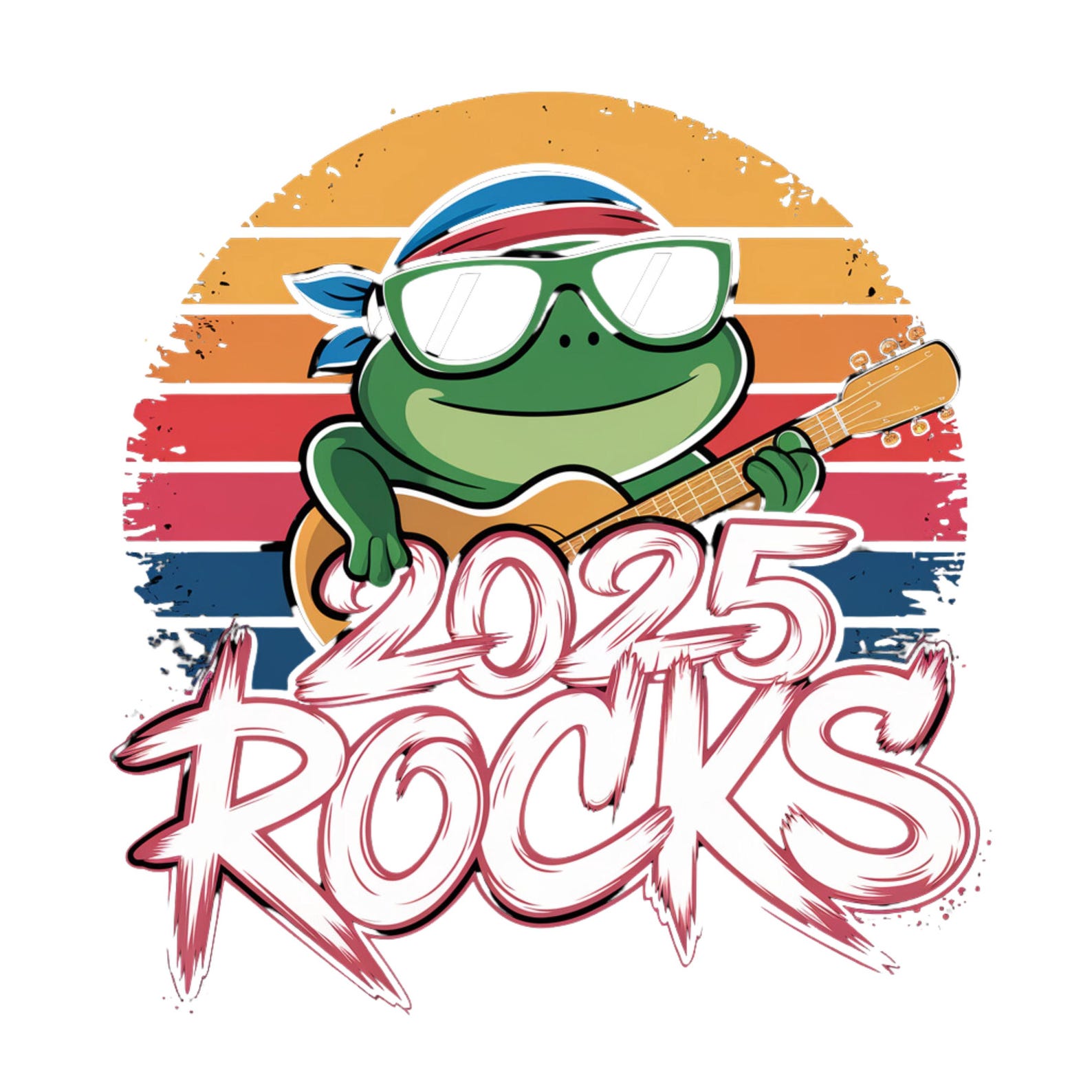 2025 Rocks PNG Graphic | 2025 New Year PNG | 2025 Rocks Frog | New Year ...