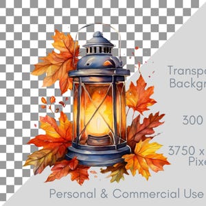 20 Autumn Lanterns | Autumn Clipart | Fall Clipart | Autumn Graphics - Etsy