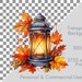 20 Autumn Lanterns | Autumn Clipart | Fall Clipart | Autumn Graphics - Etsy