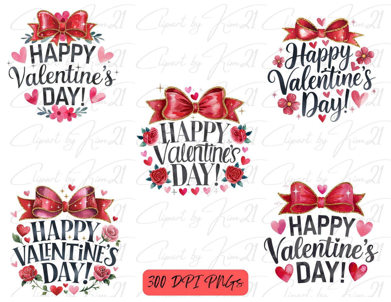 20 Happy Valentine's Day | Valentine Clipart | St Valentine's Day ...