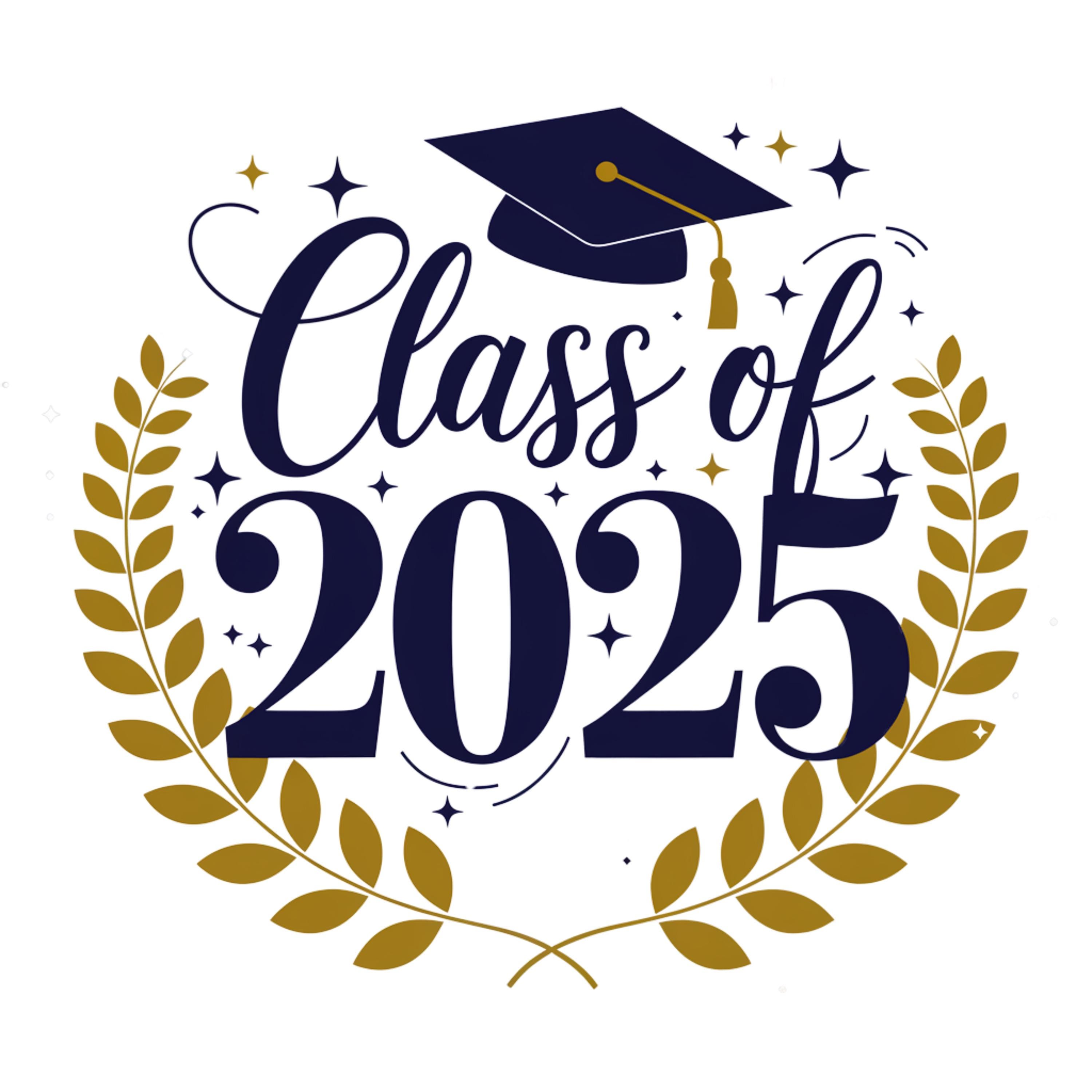 Class of 2025 Graphic - Class of 2025 PNG - Class of 2025 SVG - High ...