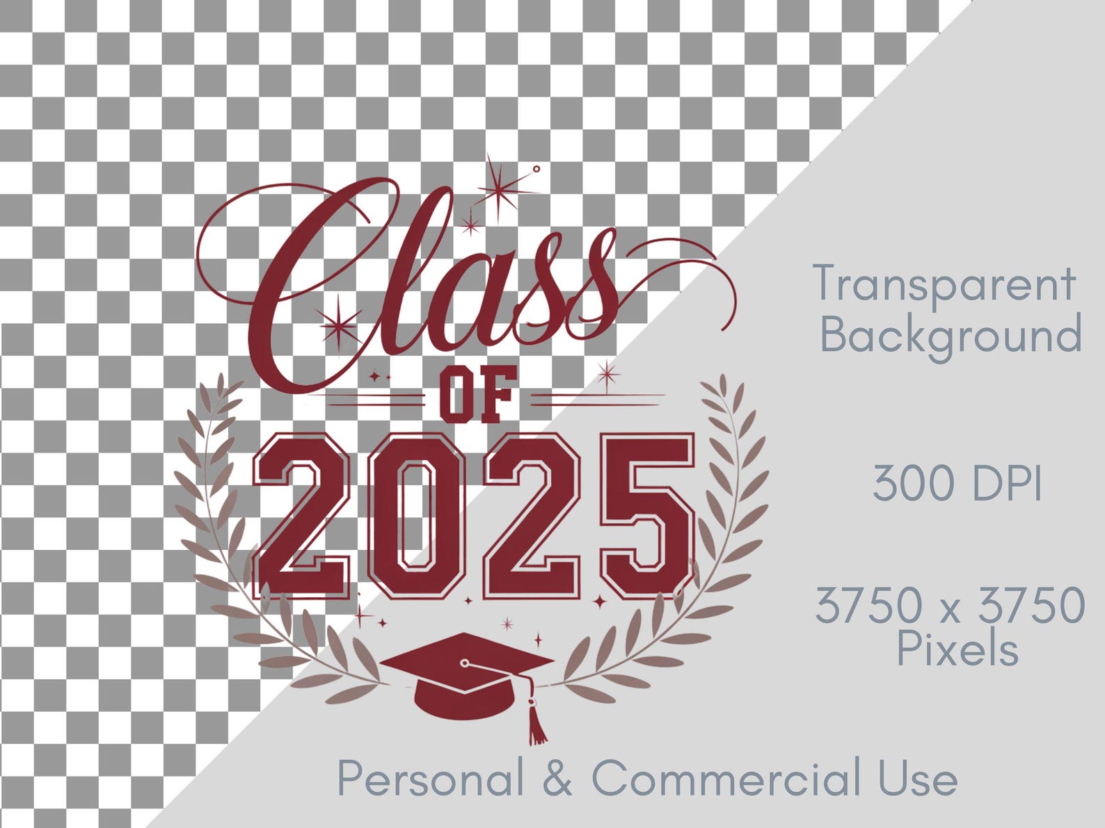 Class of 2025 Graphic - Class of 2025 PNG - Class of 2025 SVG - High ...