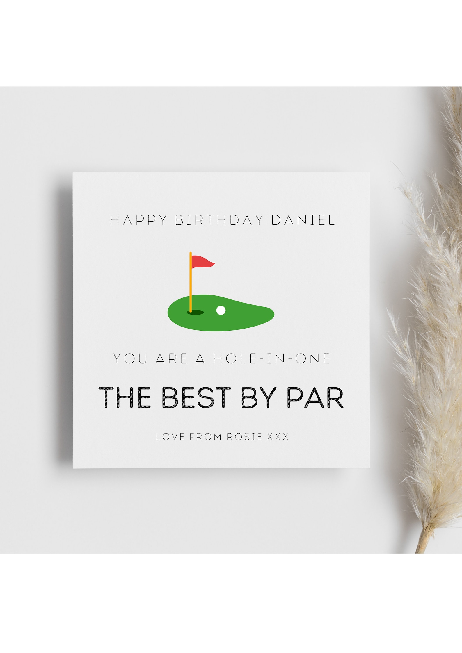 Personalised Golf Birthday Card, Funny Card, Humour Card, Gift for Golf ...