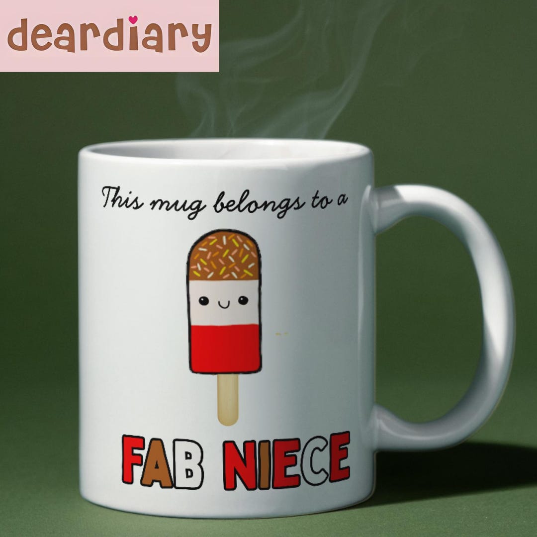 Fab Niece Mug, Special Niece Birthday Mug, Cute Niece Gift, Lolly Niece ...
