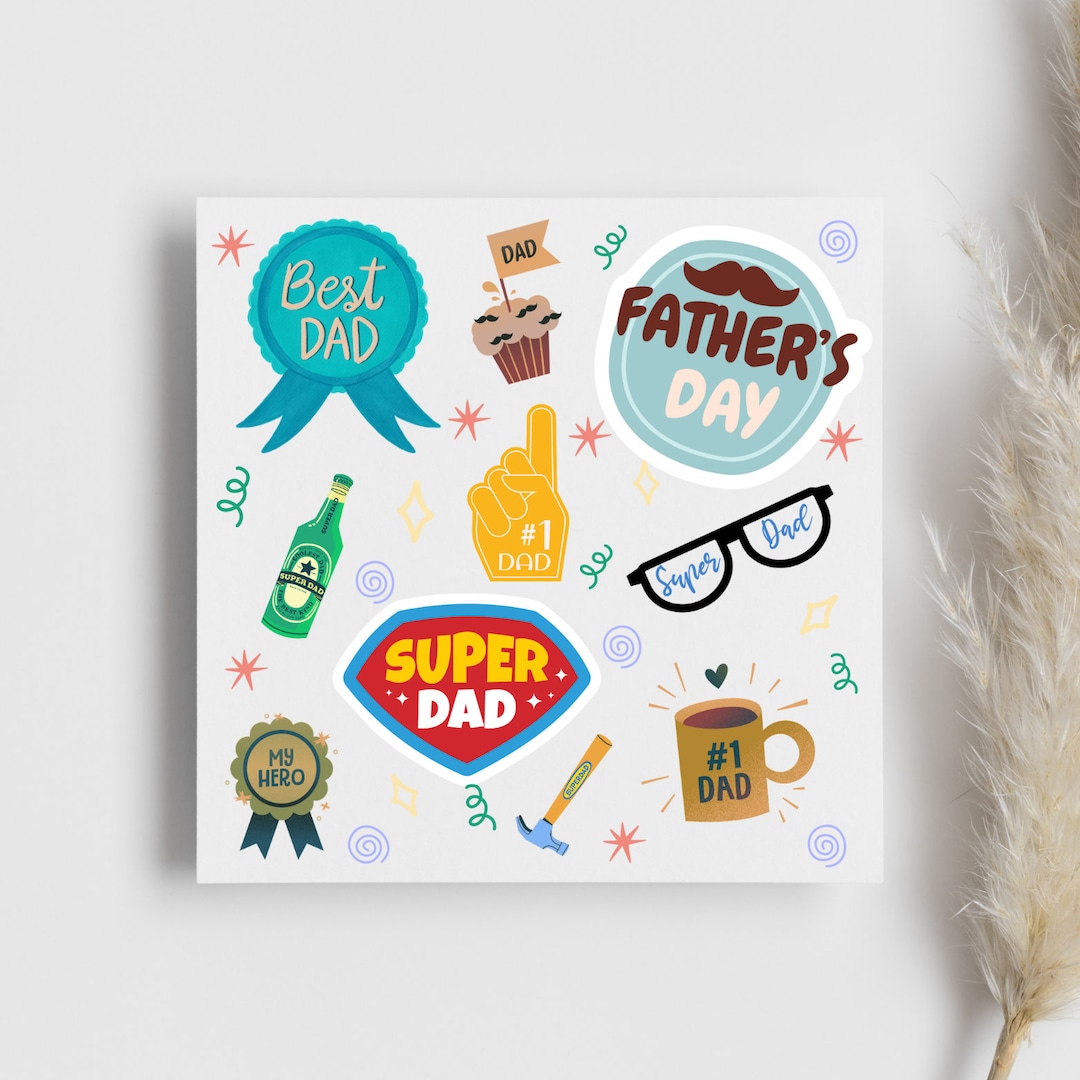 Super Dad Fathers Day, Special Card, for My Dad, From Your Child, Love ...