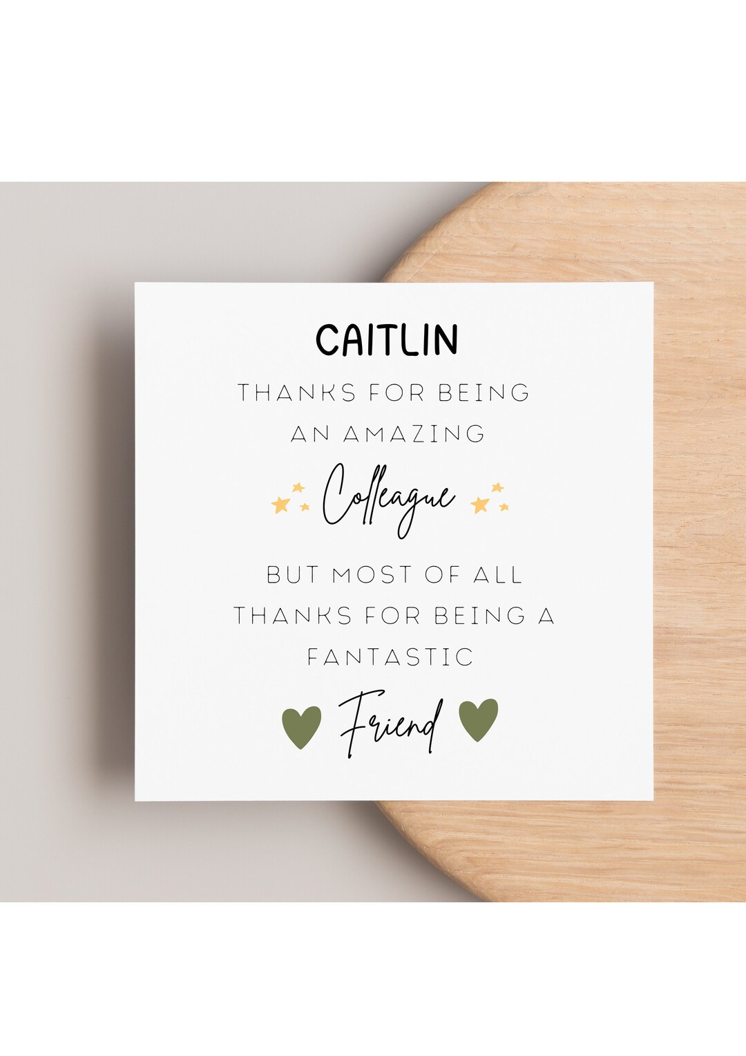 Friend and Colleague Appreciation Card, Leaving Card, Bestie Workmate ...