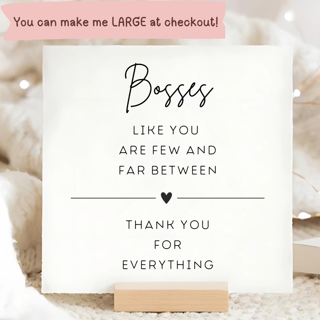 Boss Thank You Gems Card, Bosses Like You Are Few & Far Between Card ...