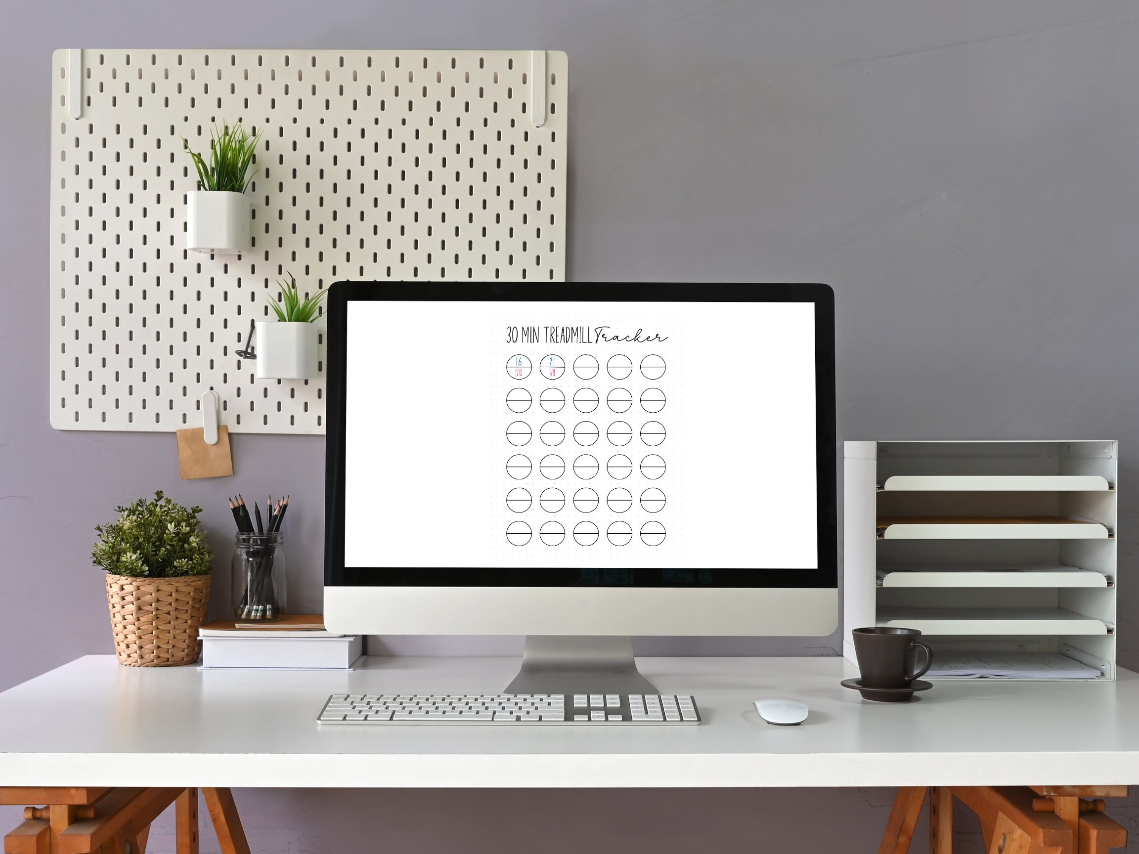 Treadmill Tracker, Printable Bullet Journal 30 Min Treadmill Tracker - Etsy