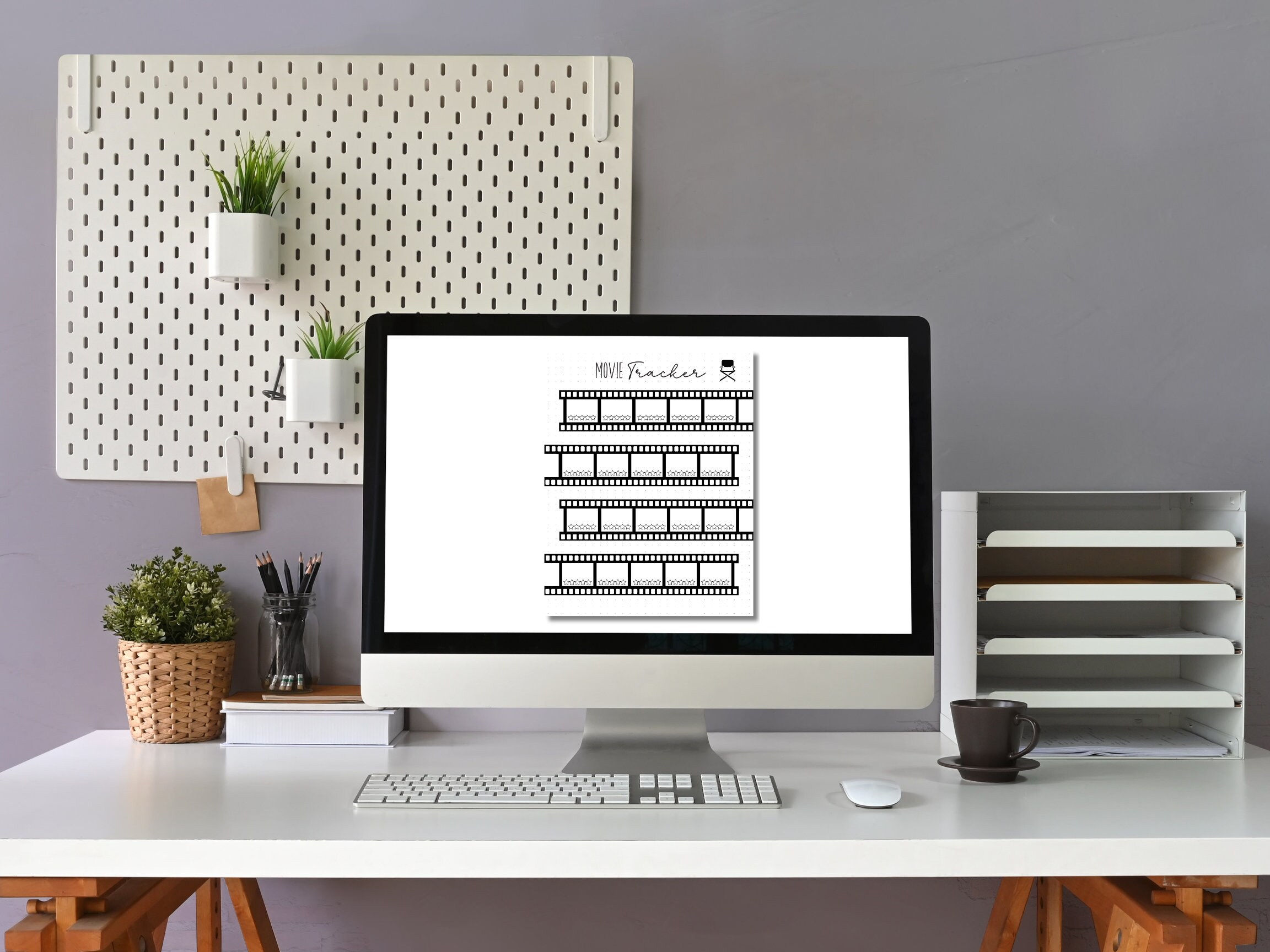 Movie Tracker, Printable Bullet Journal Movie Tracker - Etsy