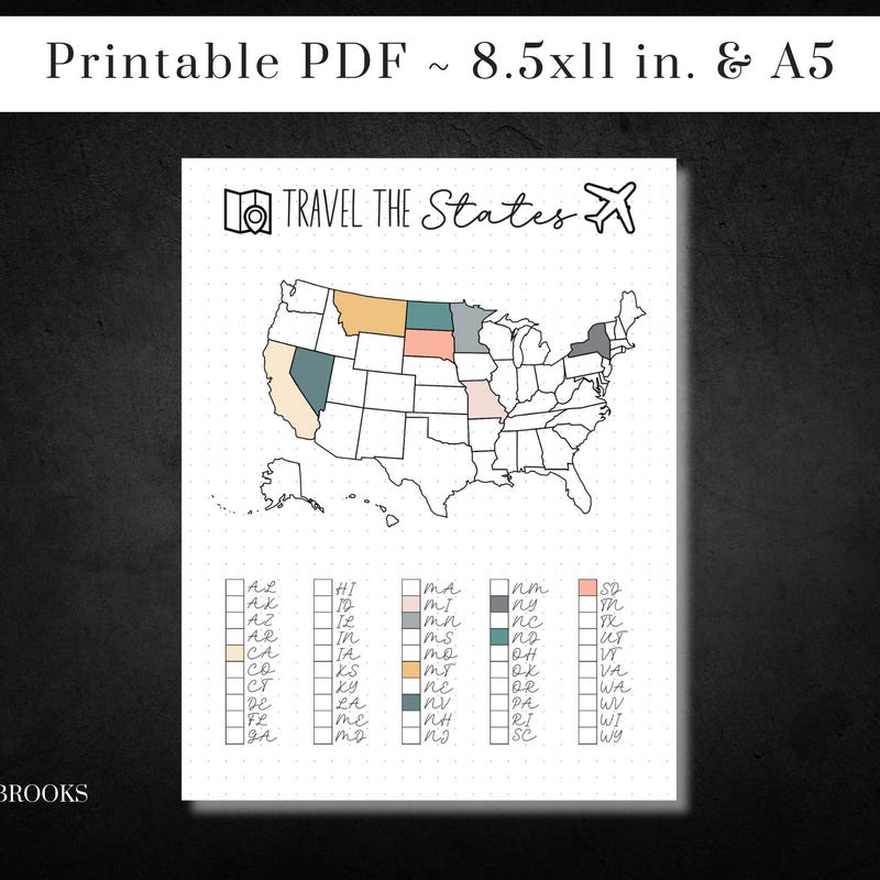 Printable Bullet Journal - Etsy