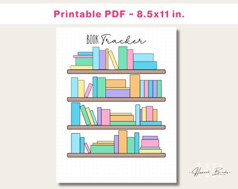 Yearly Genre Tracker Printable / Daily Reading Tracker / Book Tracker ...