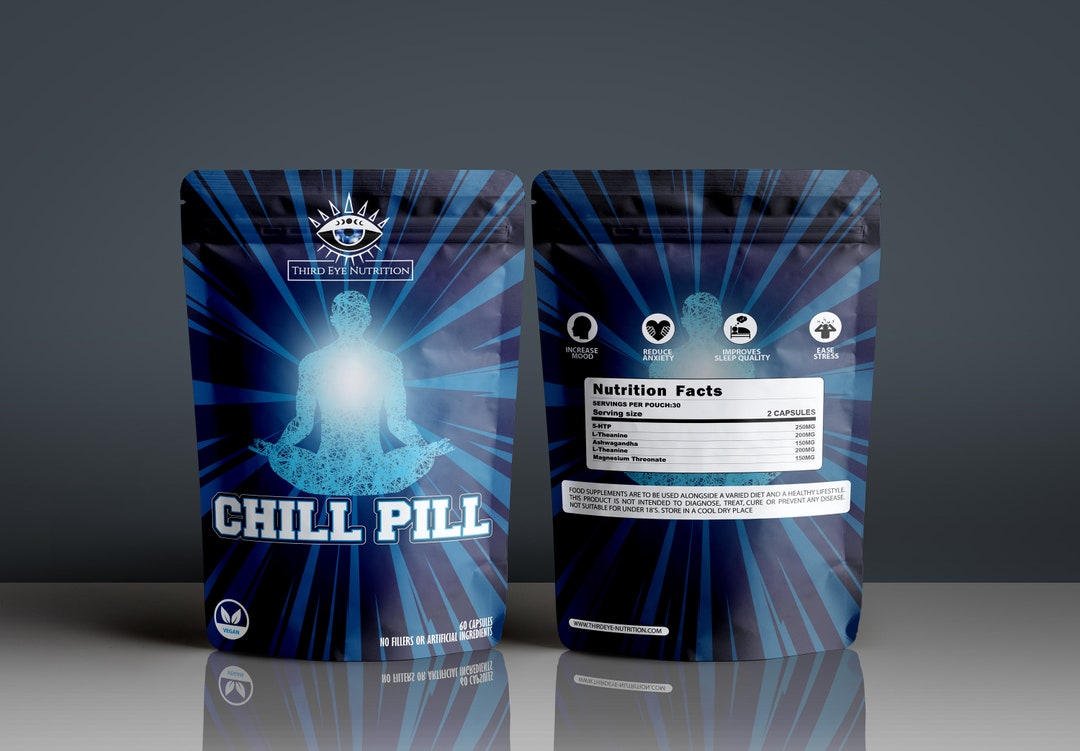 Chill Pill Sleep & Relaxation Supplement - Etsy