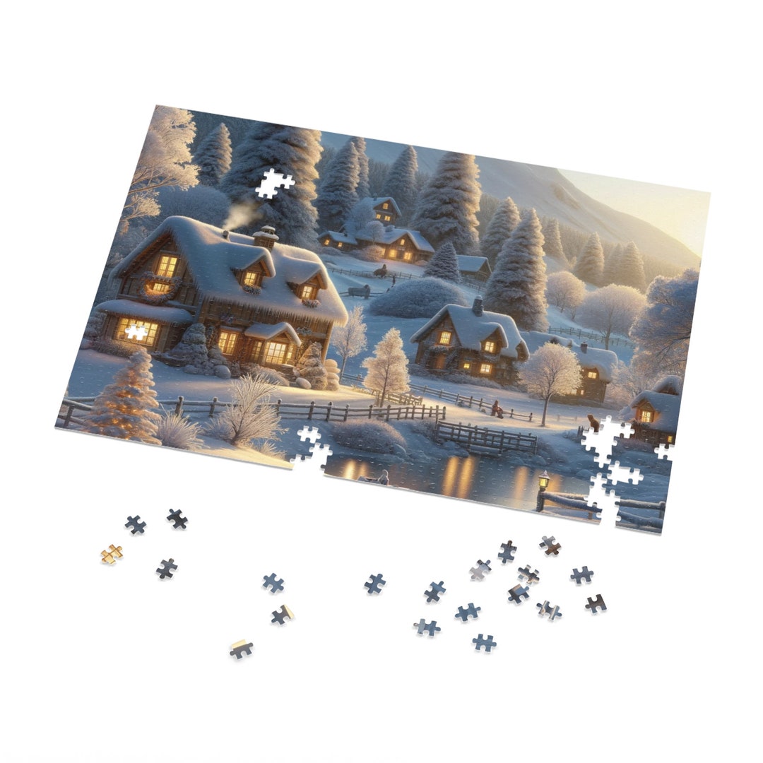 Winter Wonderland Jigsaw Puzzle 252 500 and 1000 Puzzles Gift Idea - Etsy