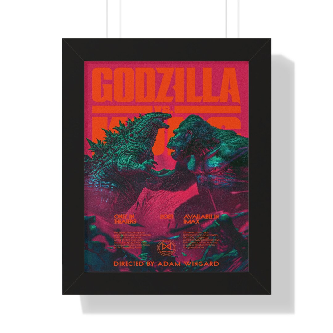 Godzilla Vs Kong Fan Made Poster, Godzilla, Godzilla Vs Kong, King Kong ...