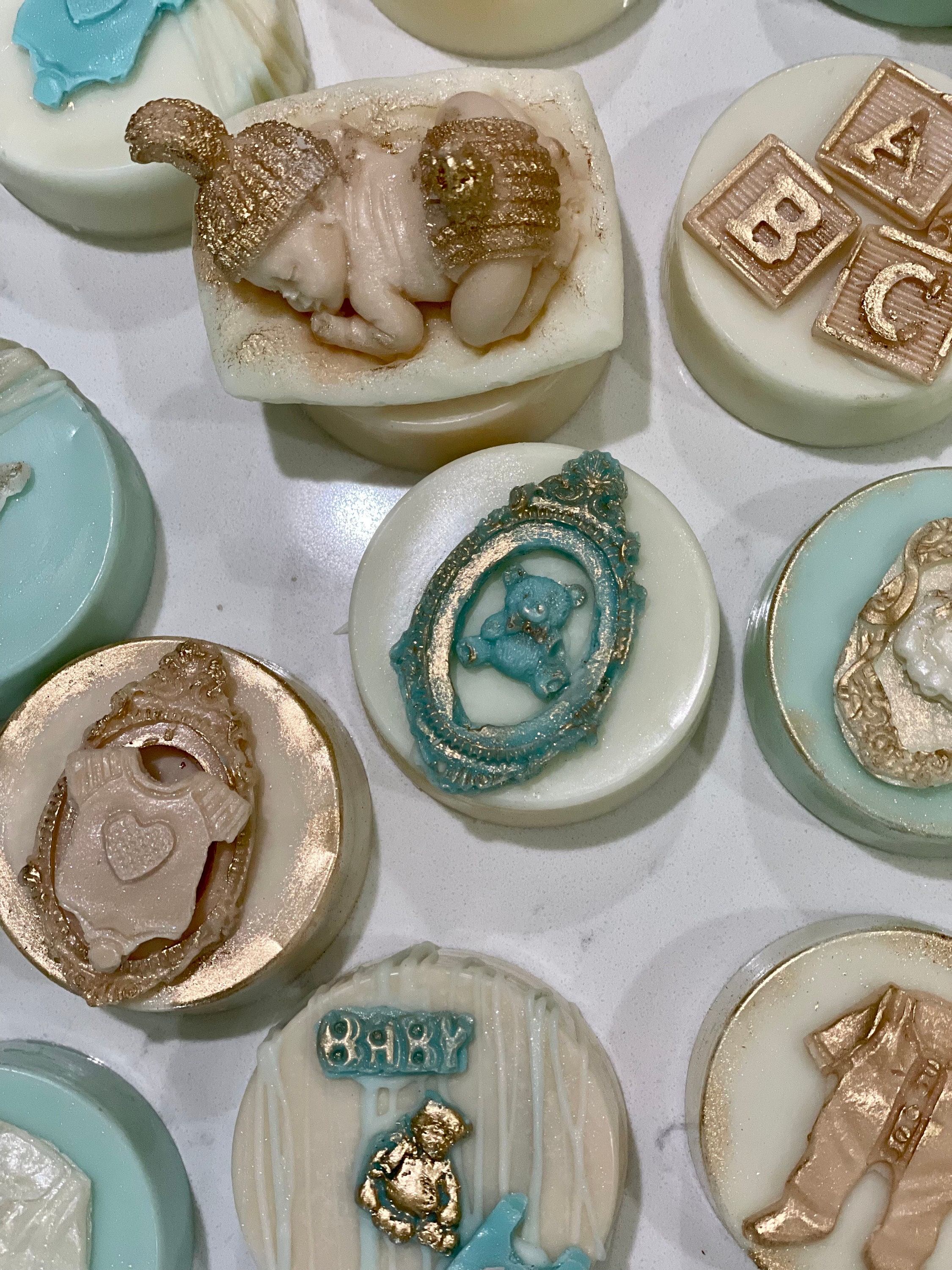 Fancy Baby Shower Chocolate Covered Oreos Baby Shower Cookie Party ...