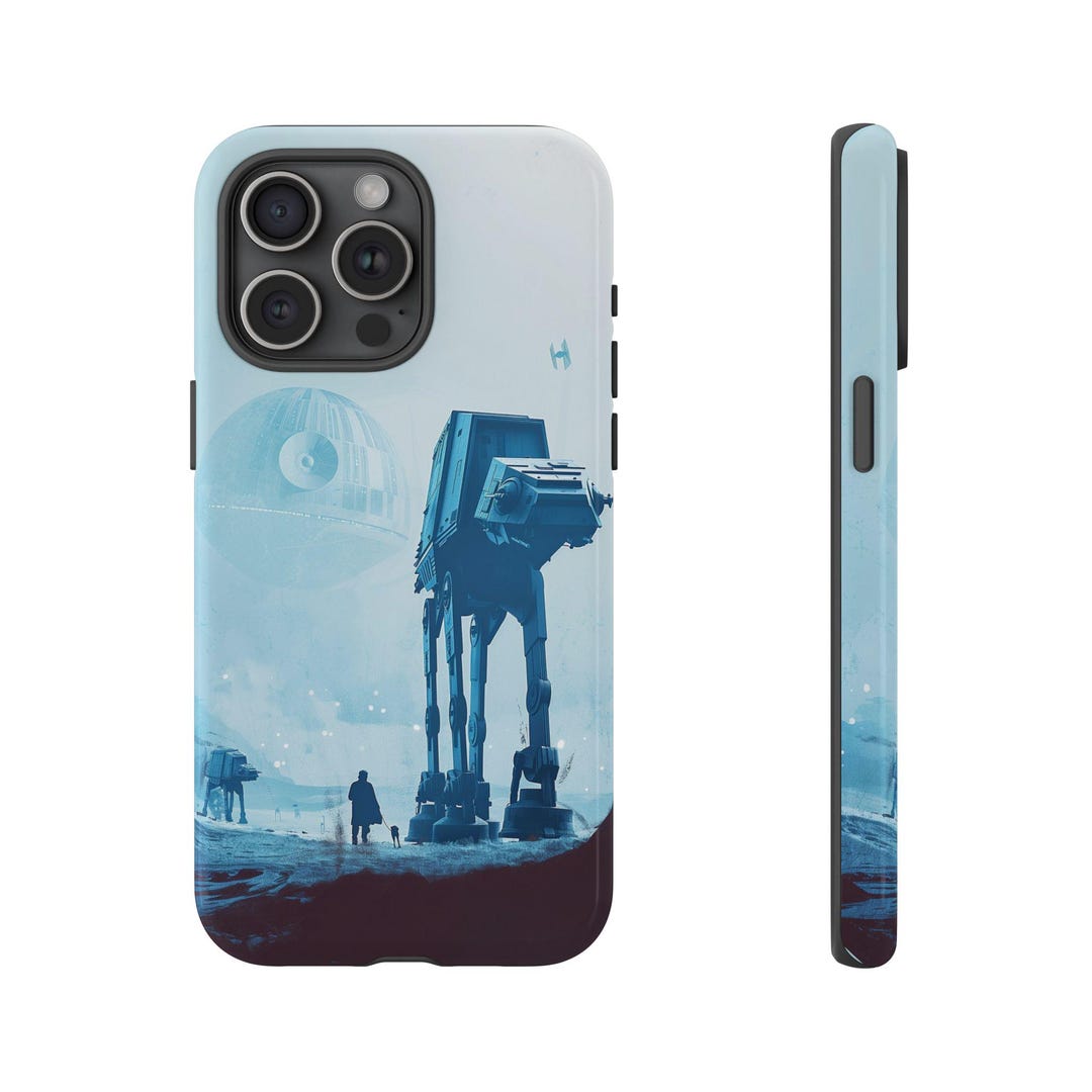 AT-AT Death Star Wars Phone Case for iPhone 16 15 14 13 12 11 X 8 Mini ...