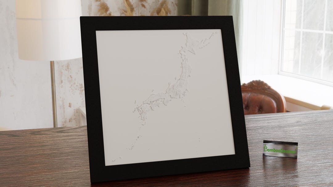 3D Print Model Japan STL Data Topographic Map High Definition ...