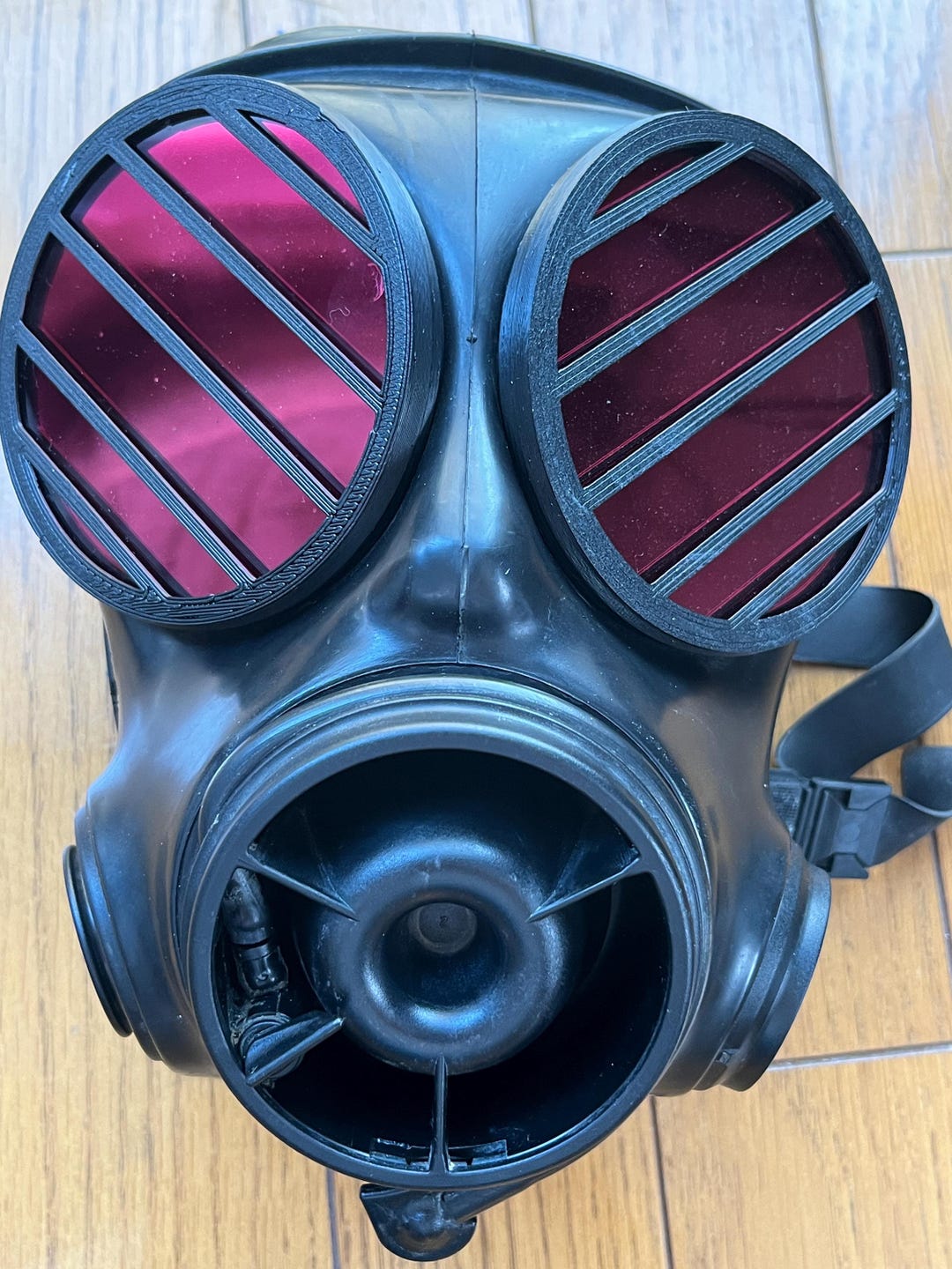 Outsert 3D Printe Two Type Rings and Cover for SAS FM12 Gas Mask, STL ...
