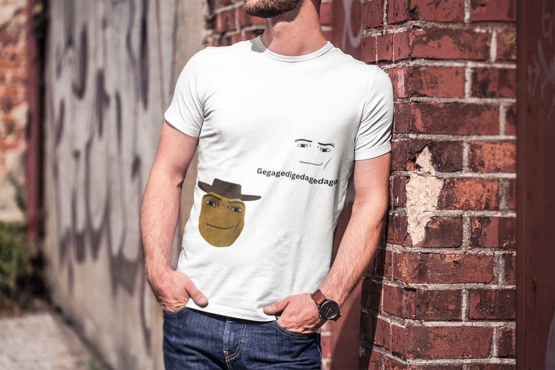 Roblox Man Face Meme ,roblox Man Face Meme Shirt ,unisex T-shirt, Funny ...