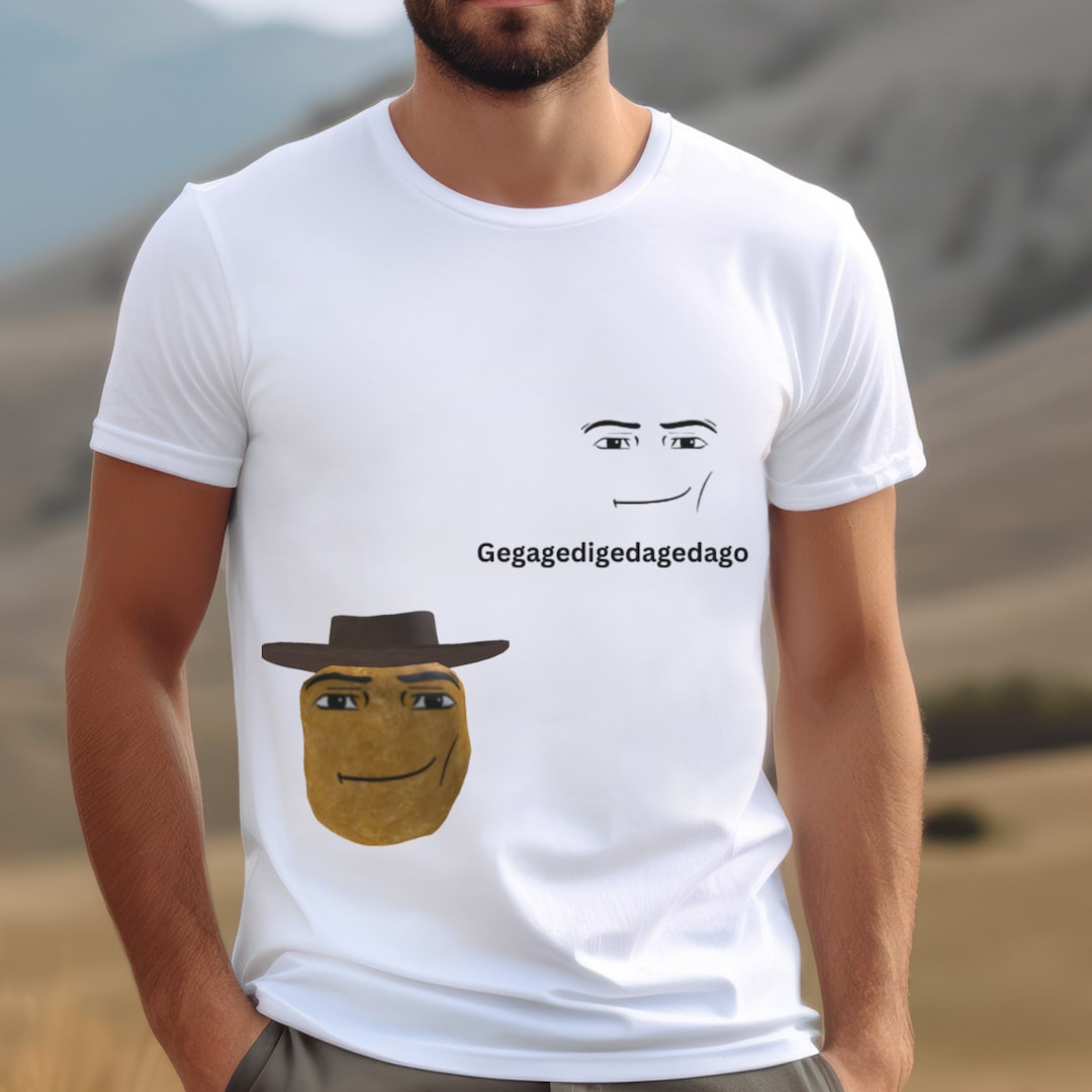 Roblox Man Face Meme ,roblox Man Face Meme Shirt ,unisex T-shirt, Funny ...